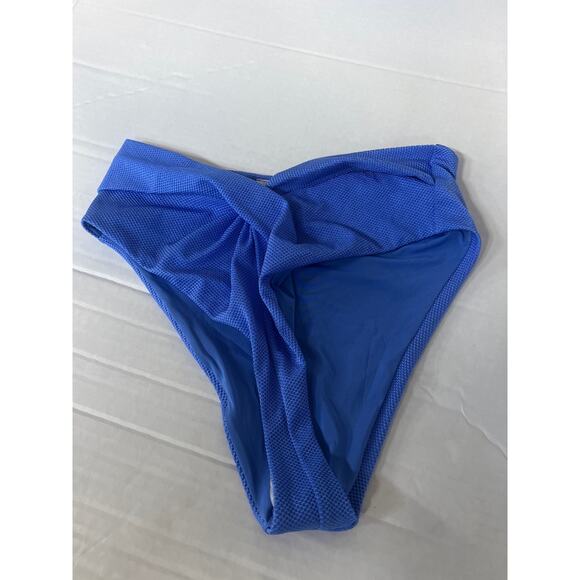 aerie | Swim | Aerie Blue High Cut Cheeky | Poshmark